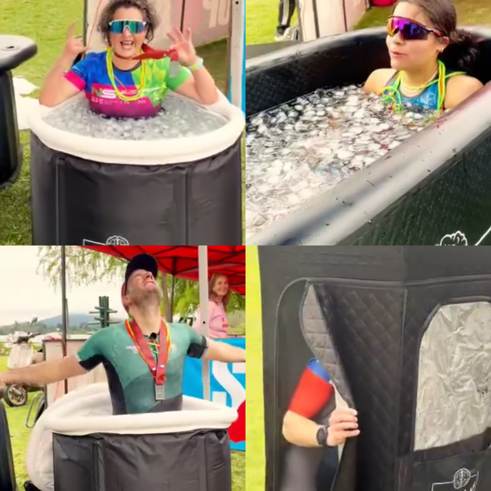 Ice Walls en la Media Maratón TOPMAN en Rapel: Ice Bath y Recuperación